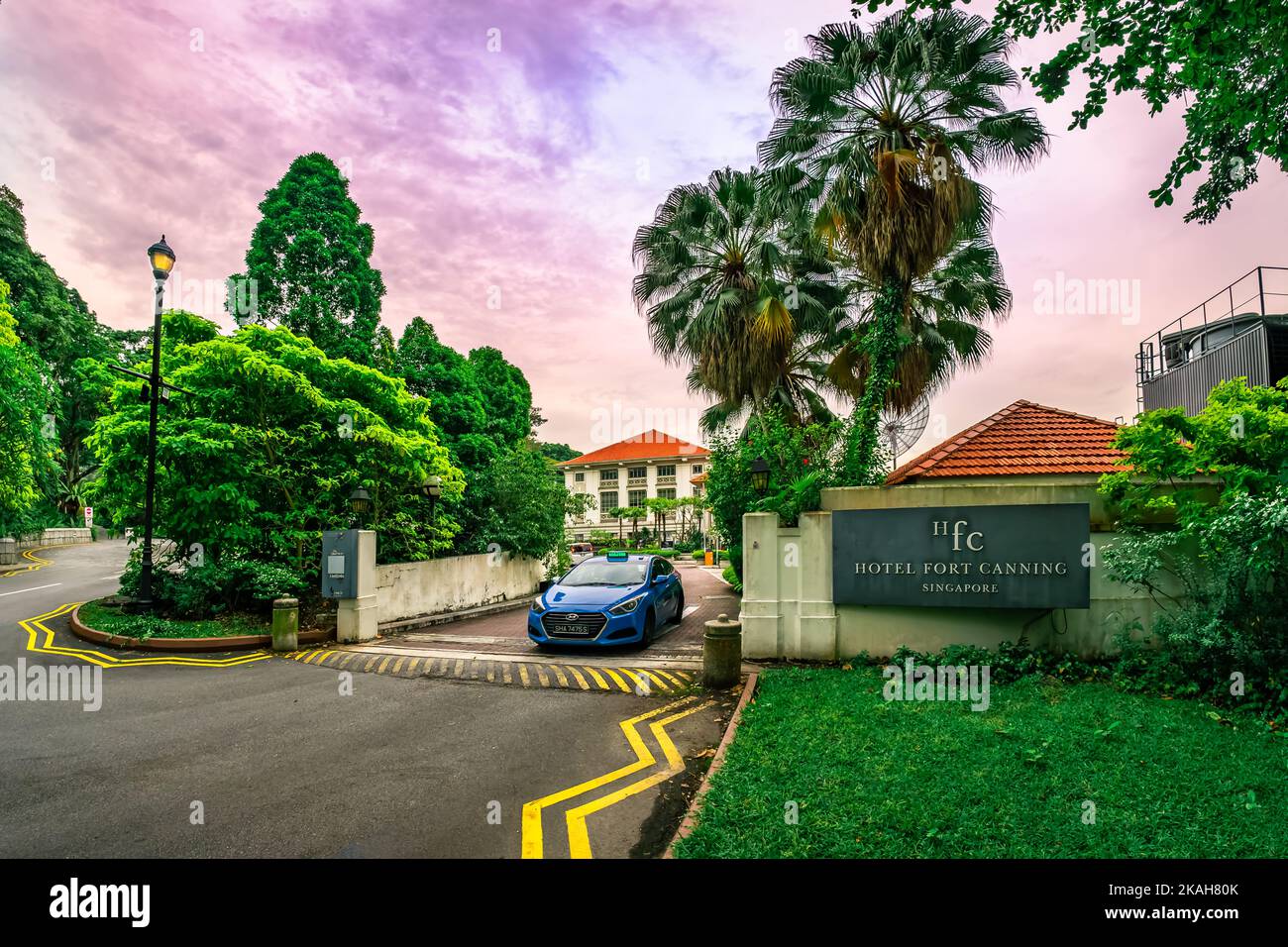 Hotel Fort Canning at Fort Canning Park. This park is an iconic hilltop ...