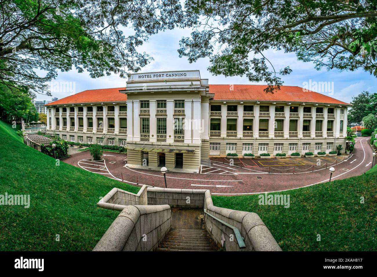 Hotel Fort Canning at Fort Canning Park. This park is an iconic hilltop ...