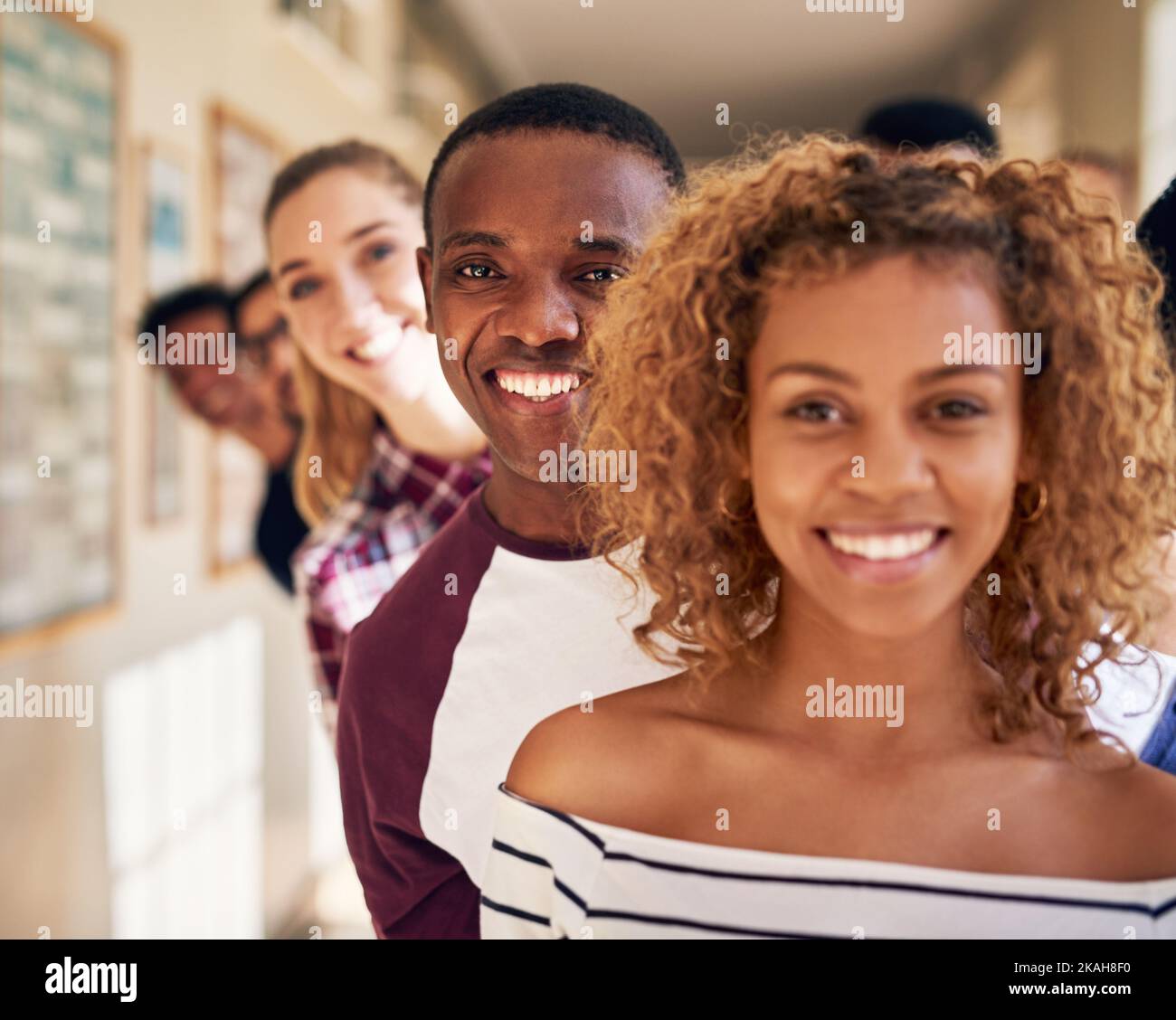 Confident and capable of amazing things. Portrait of a diverse group of ...