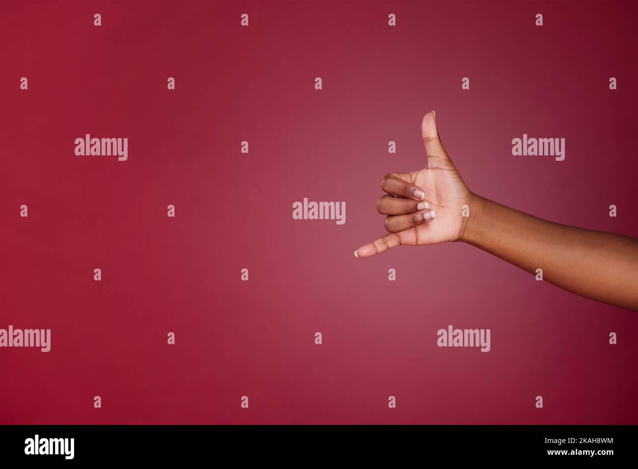 Shaka, sign and hand of a happy person with emoji for surfing, cool and ...