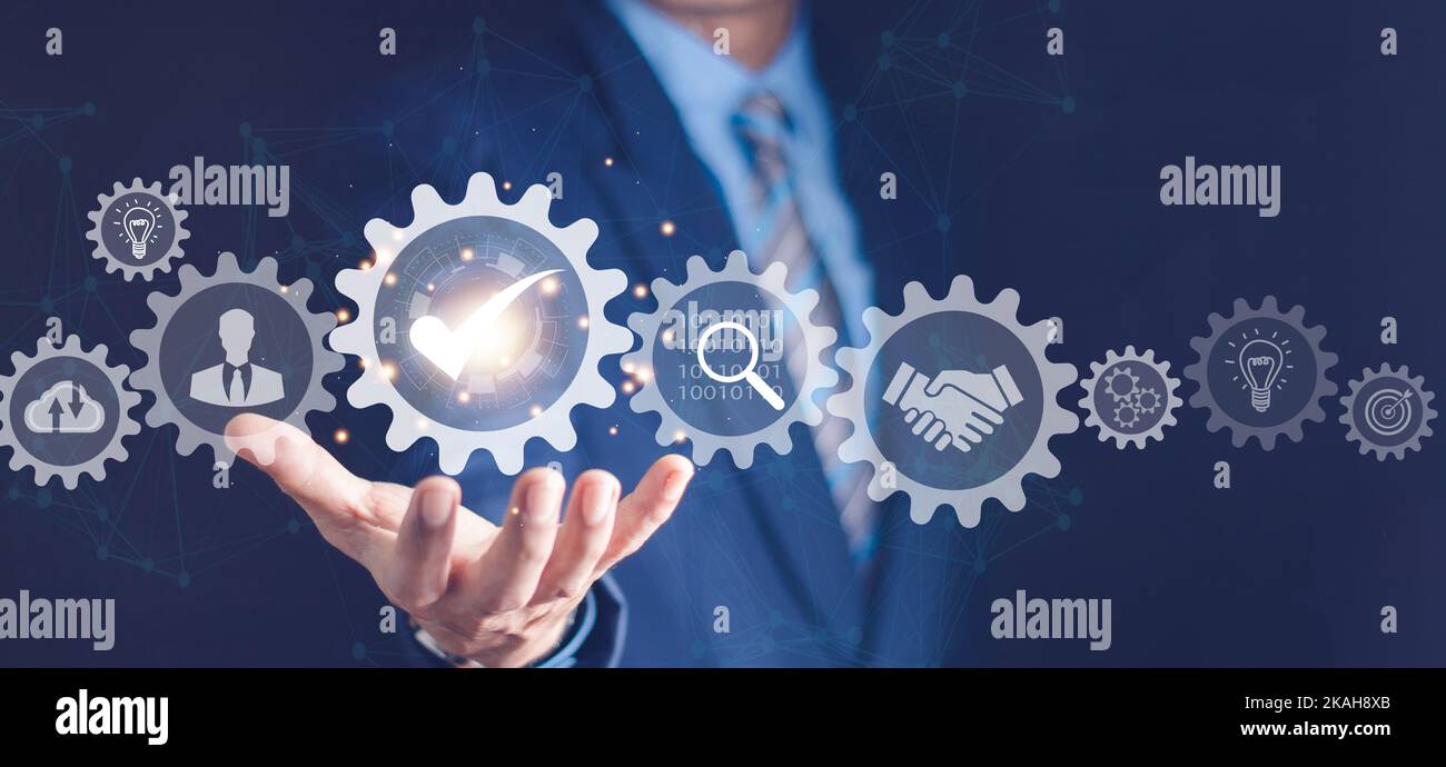 Business process management and automation with person validating ...