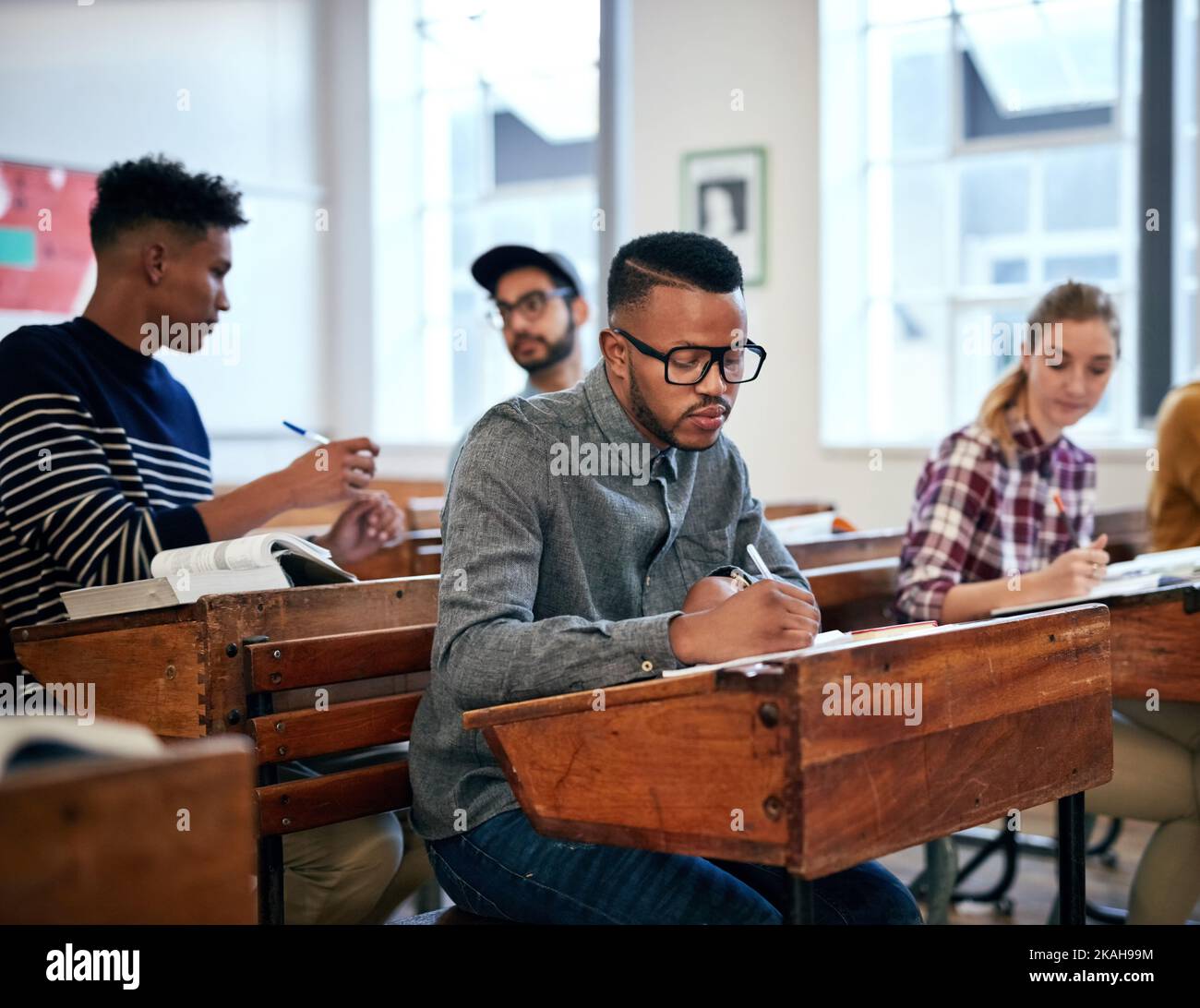 That time of the year you have to concentrate. university students ...