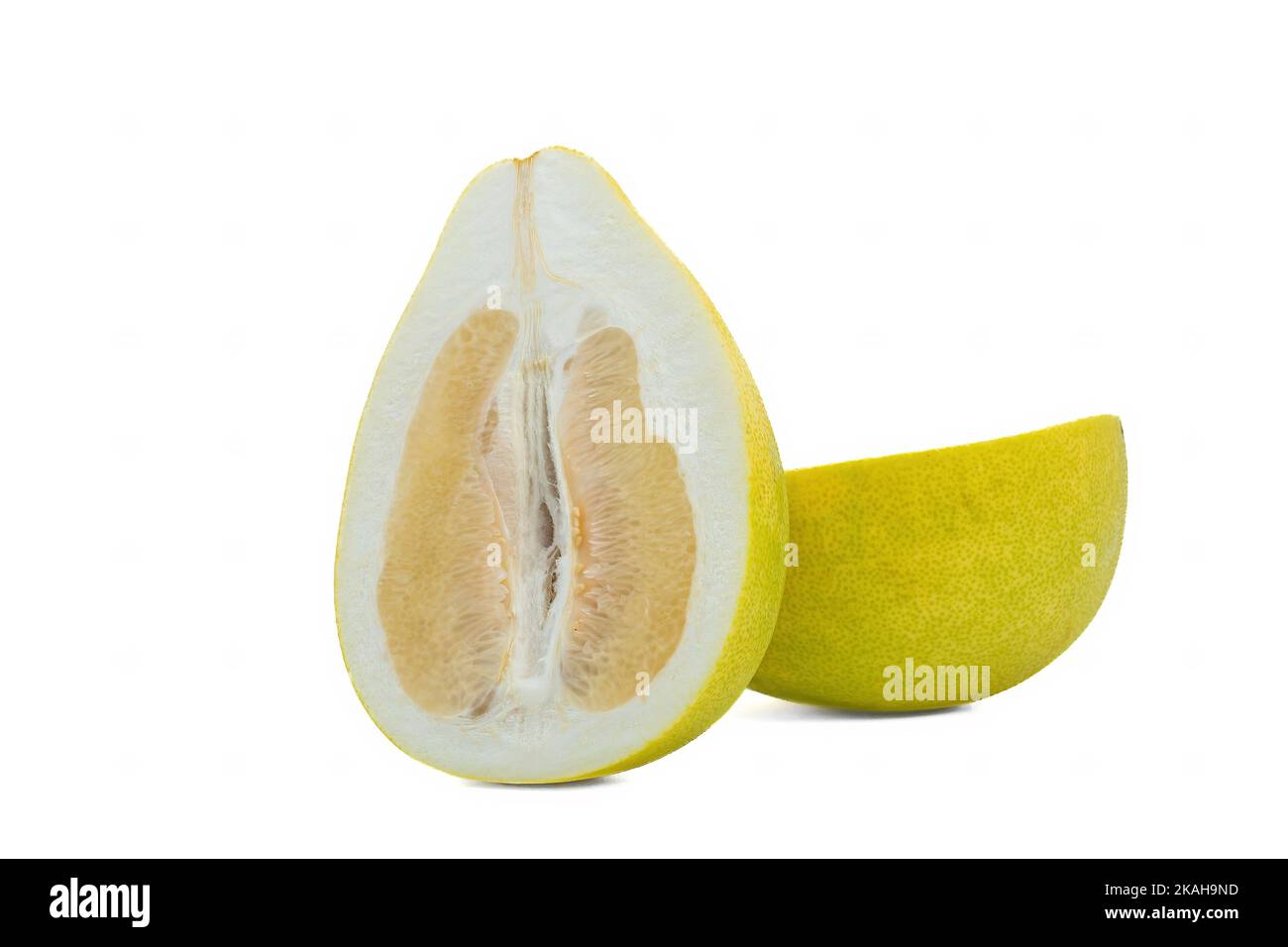 Fresh Pomelo fruit on white background Stock Photo - Alamy