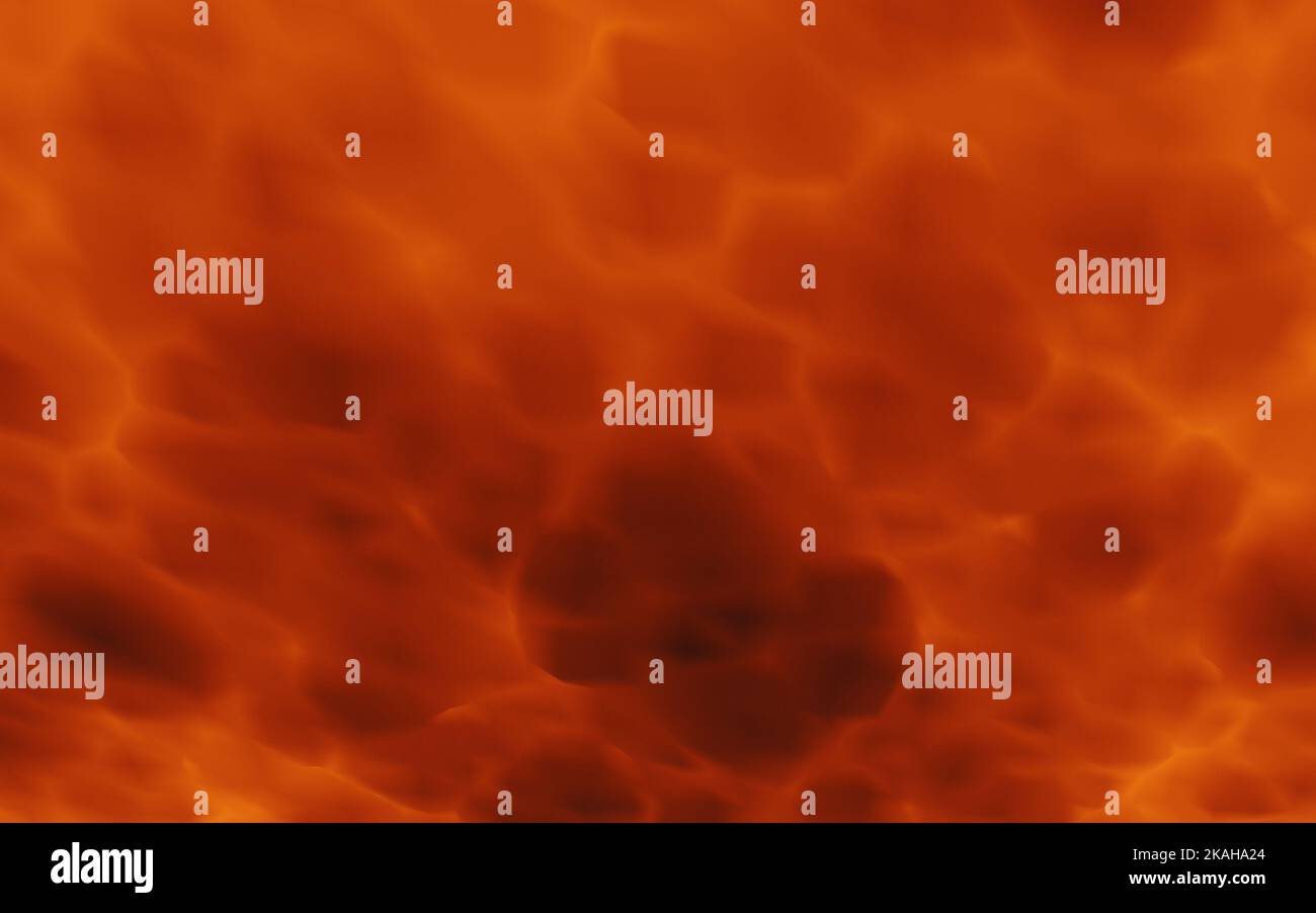 Sunset sky with orange clouds. 3D rendering Stock Photo - Alamy