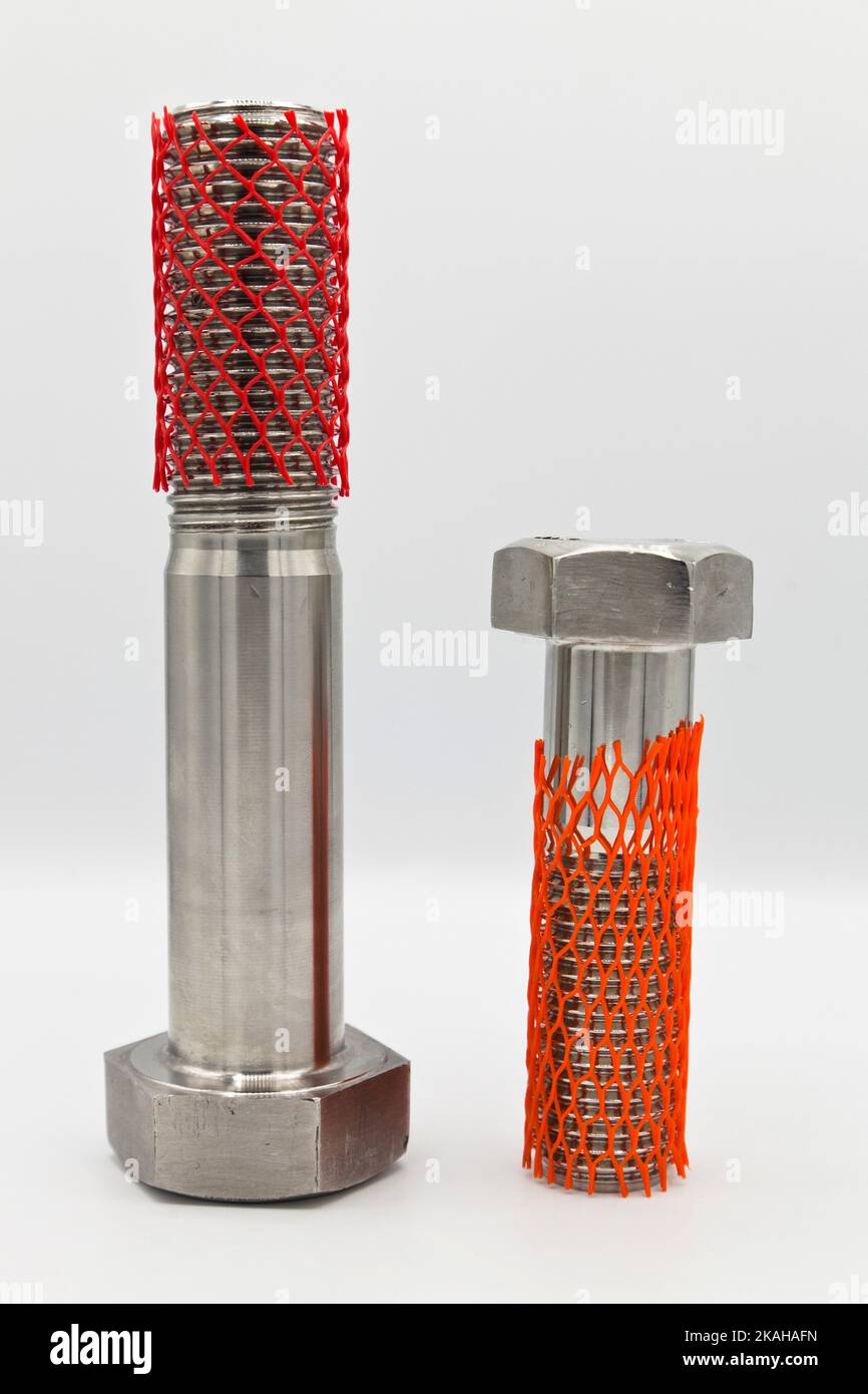 Stainless steel metal with metric A4 bolt, plastic net protection ...