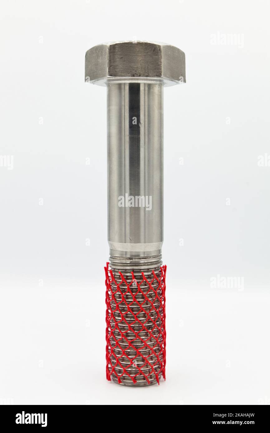 Stainless steel metal with metric A4 bolt, plastic net protection ...