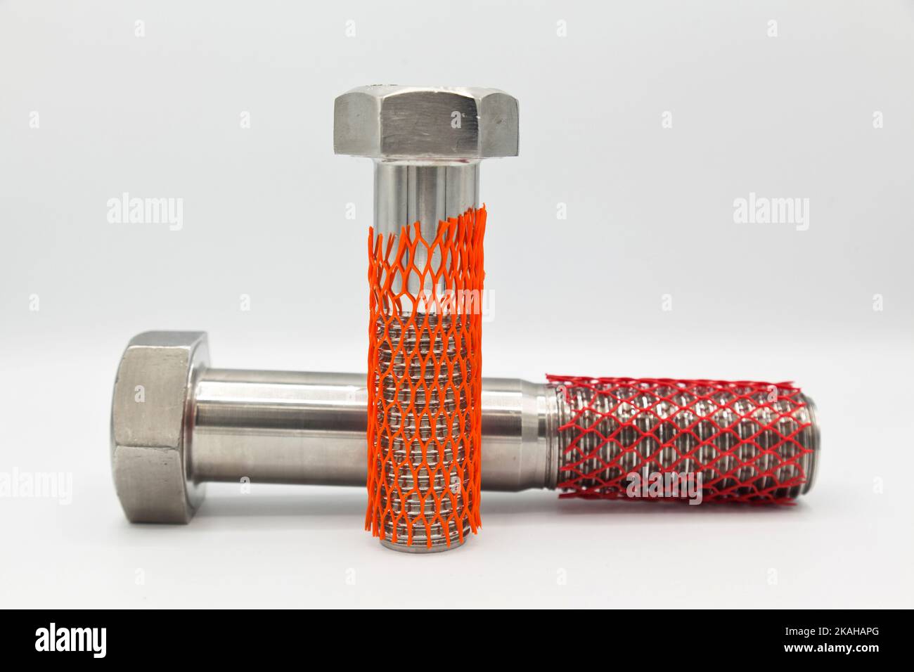 Stainless steel metal with metric A4 bolt, plastic net protection ...