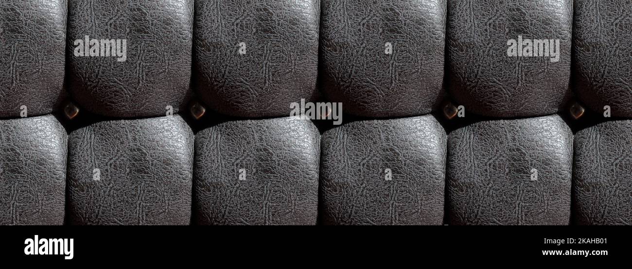 It is used as leather-like dark buttoned fabric quilting, armchair or ...