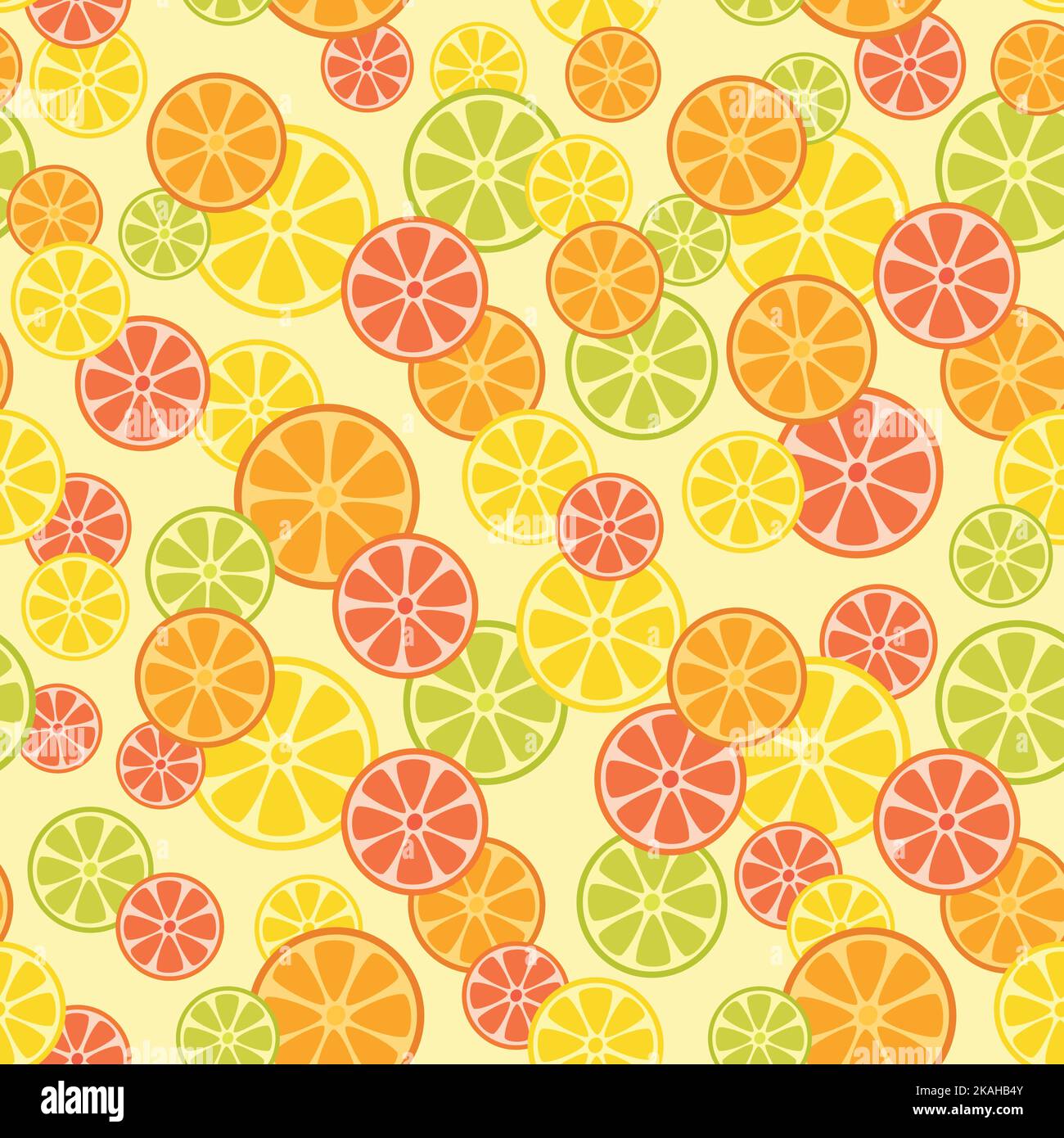 Colorful Tropical fruits seamless repeat pattern background design ...