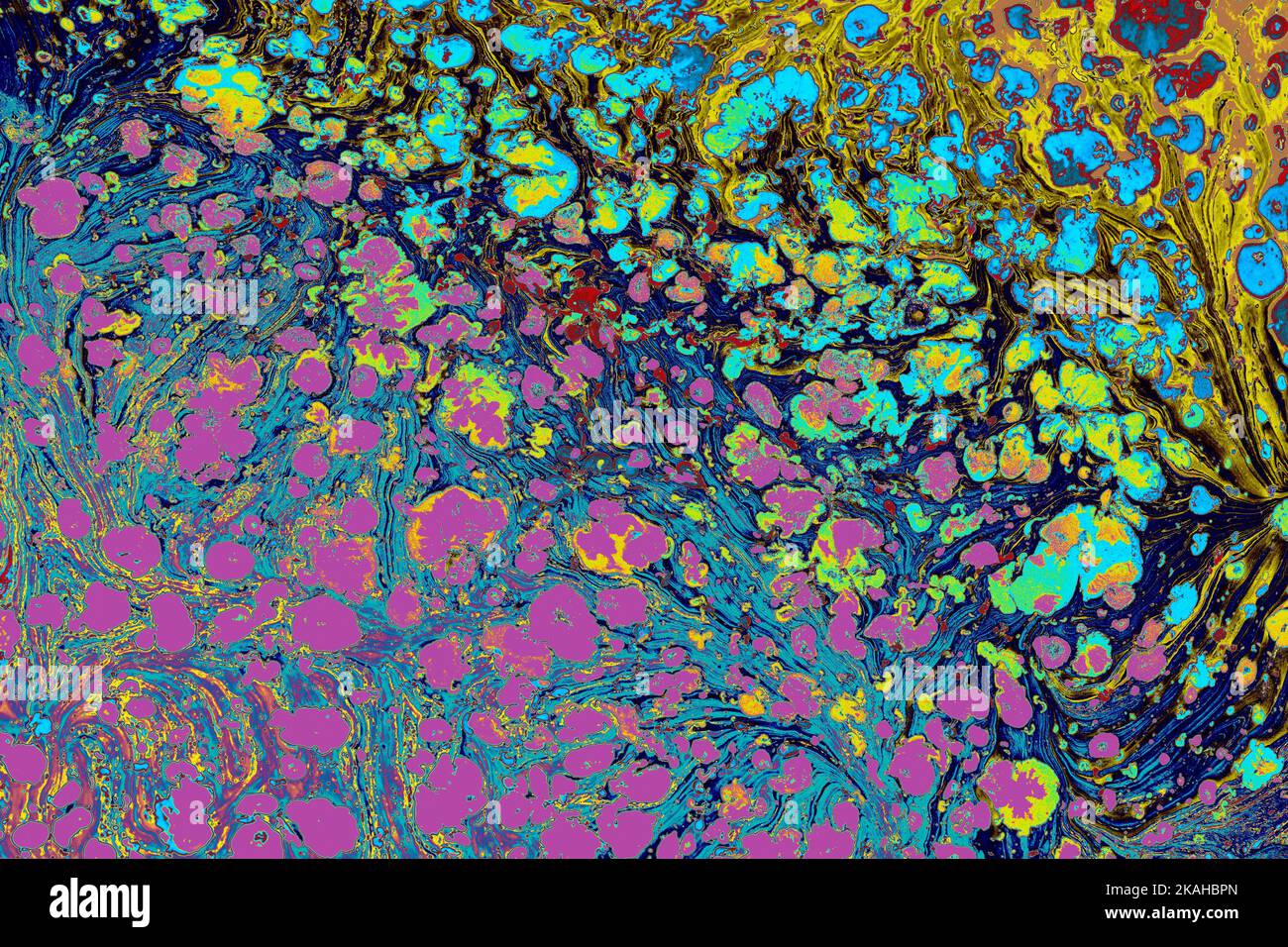 Ebru marble effect surface pattern design for print Stock Photo - Alamy