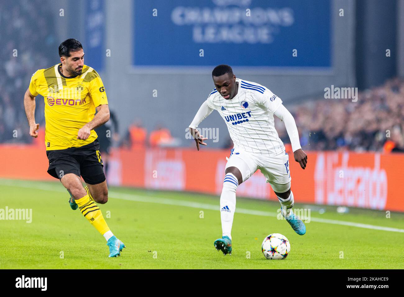 Copenhagen, Denmark. 02nd Nov, 2022. Mohamed Daramy (15) of FC ...