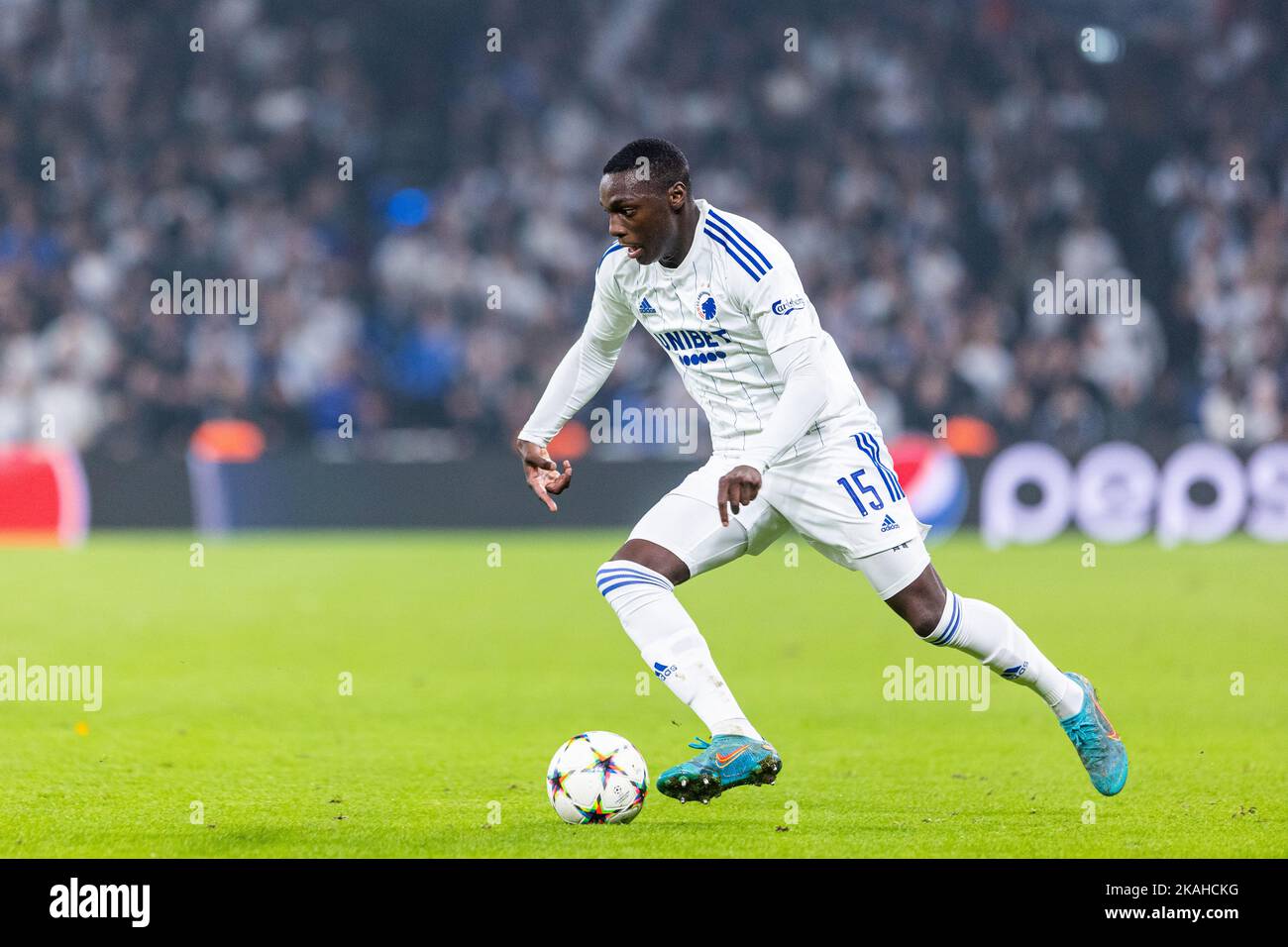 Copenhagen, Denmark. 02nd Nov, 2022. Mohamed Daramy (15) of FC ...