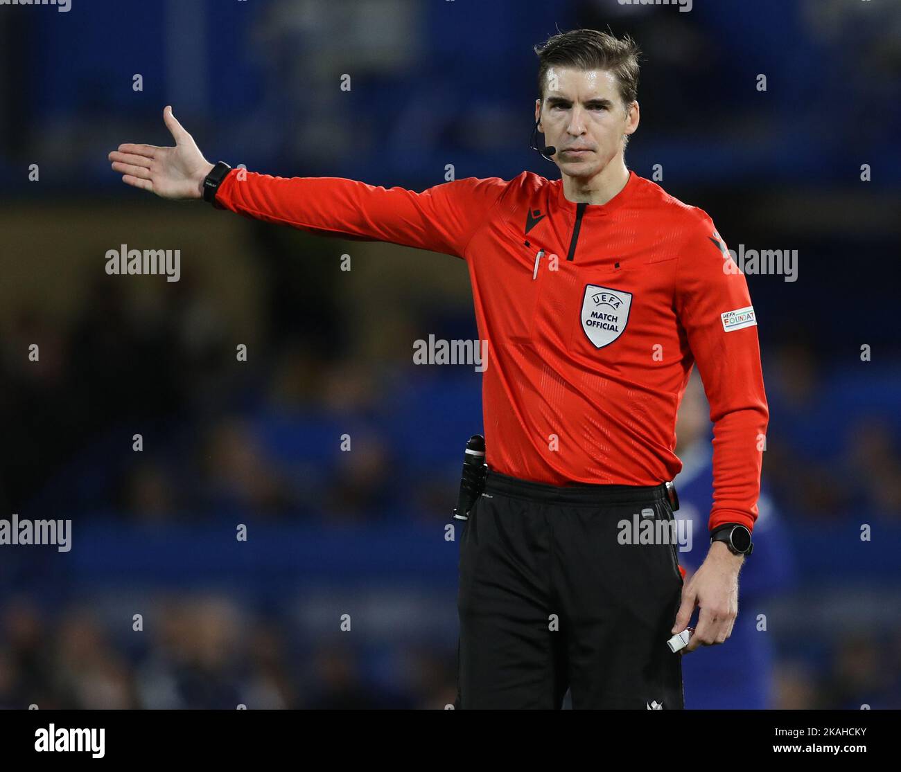 London, UK. 2nd Nov, 2022. Referee Francois Letexier during the UEFA ...