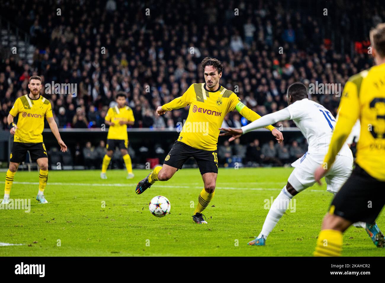 Copenhagen, Denmark. 02nd Nov, 2022. Mats Hummels (15) of Dortmund seen ...