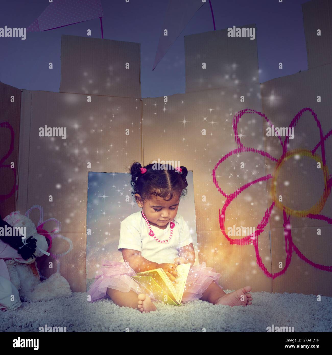 Baby Girl Reading