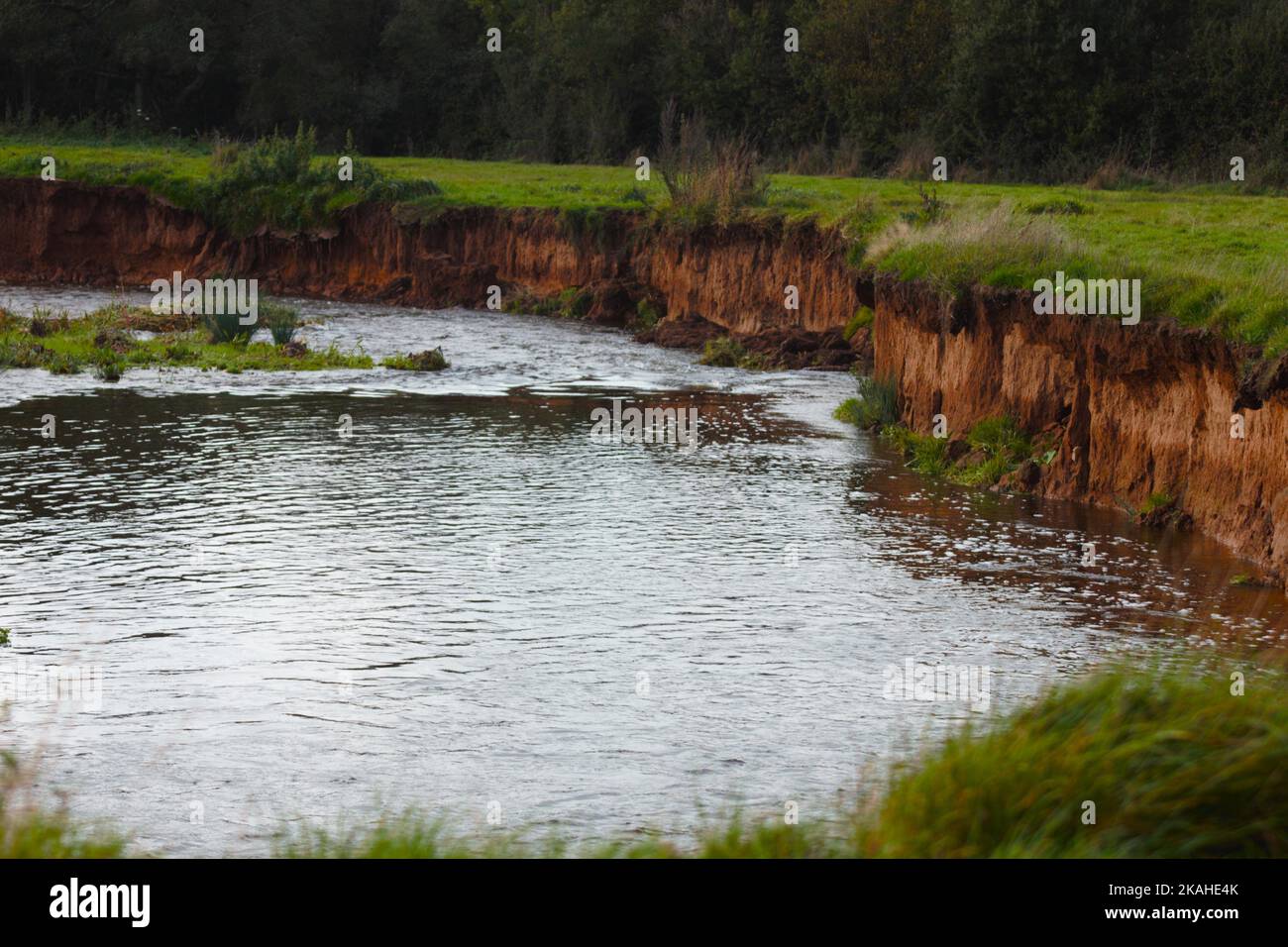 farm land woods and church's Stock Photo - Alamy