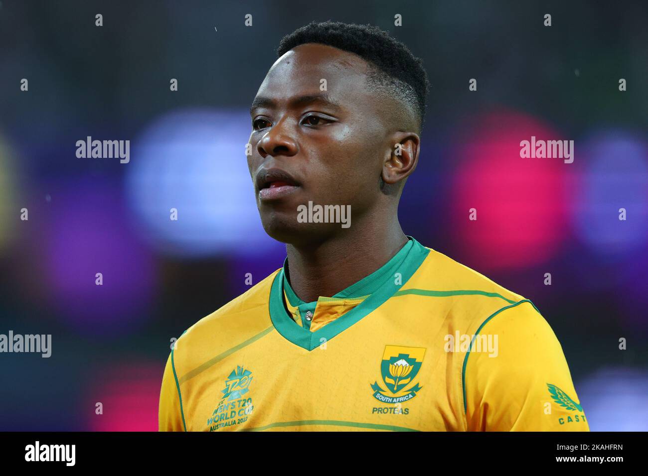Sydney, Australia. 03rd Nov, 2022. Kagiso Rabada of South Africa looks ...