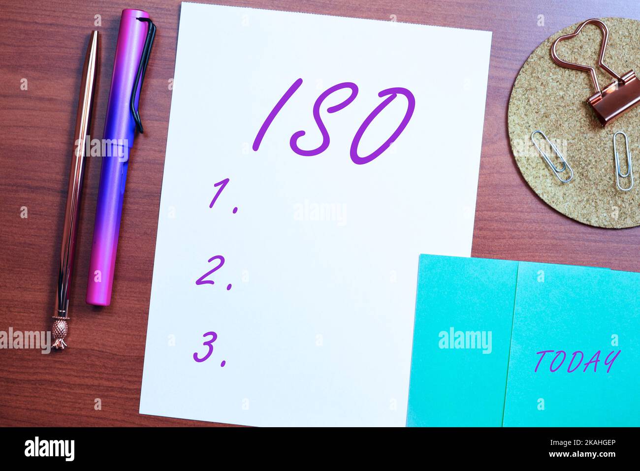 Sign displaying Iso. Internet Concept international standardsetting ...