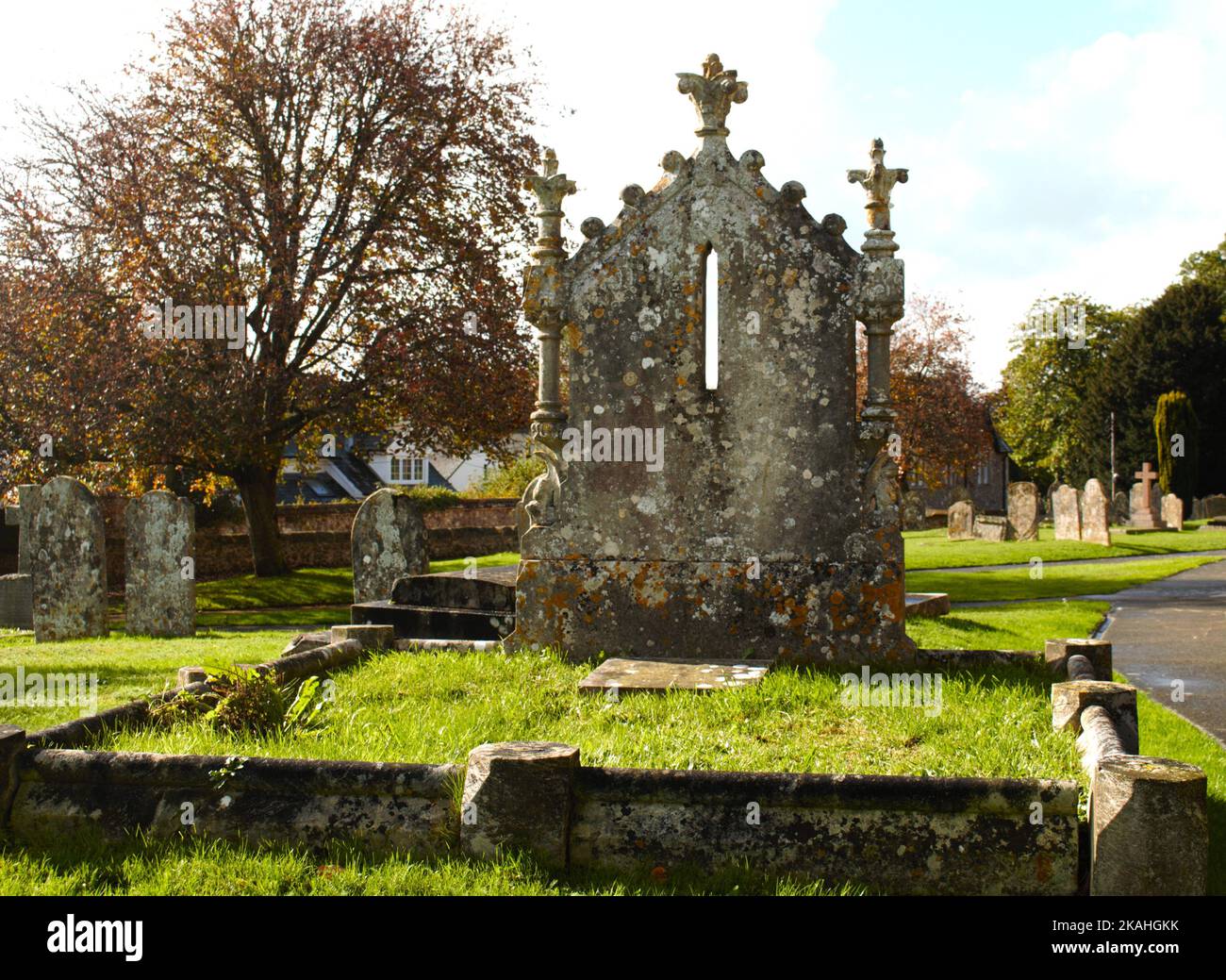 farm land woods and church's Stock Photo - Alamy