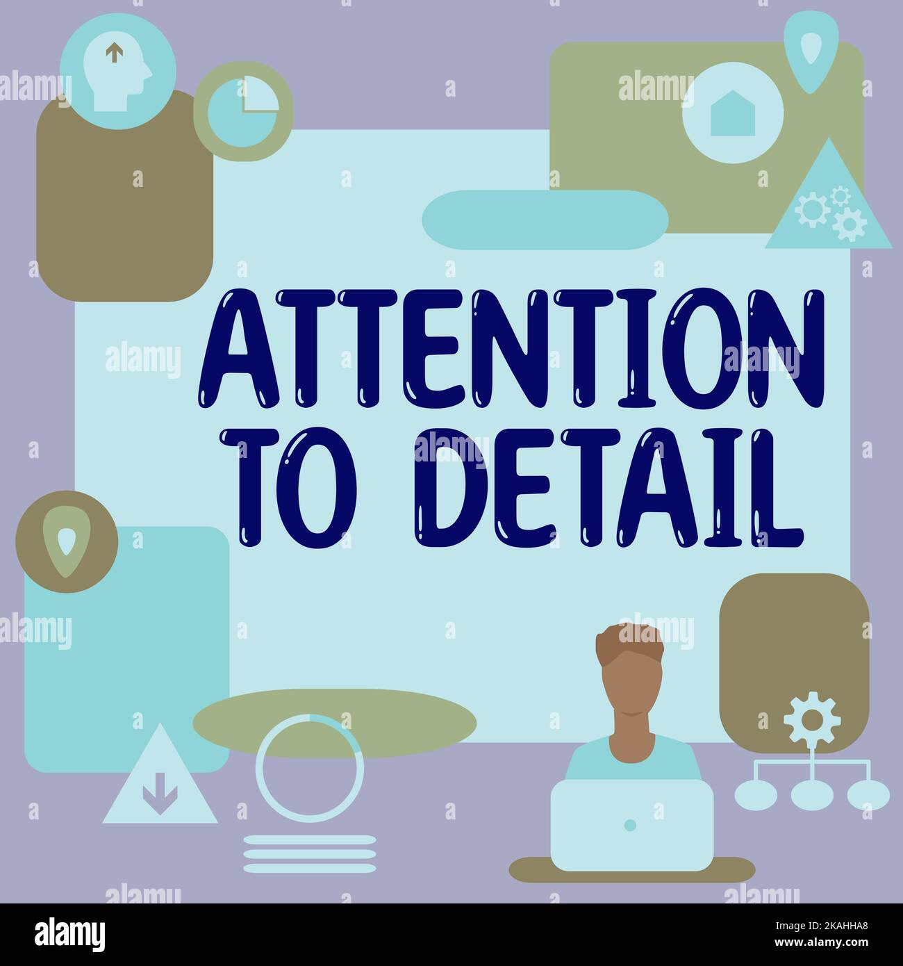 Conceptual display Attention To Detail. Business idea for Digital ...