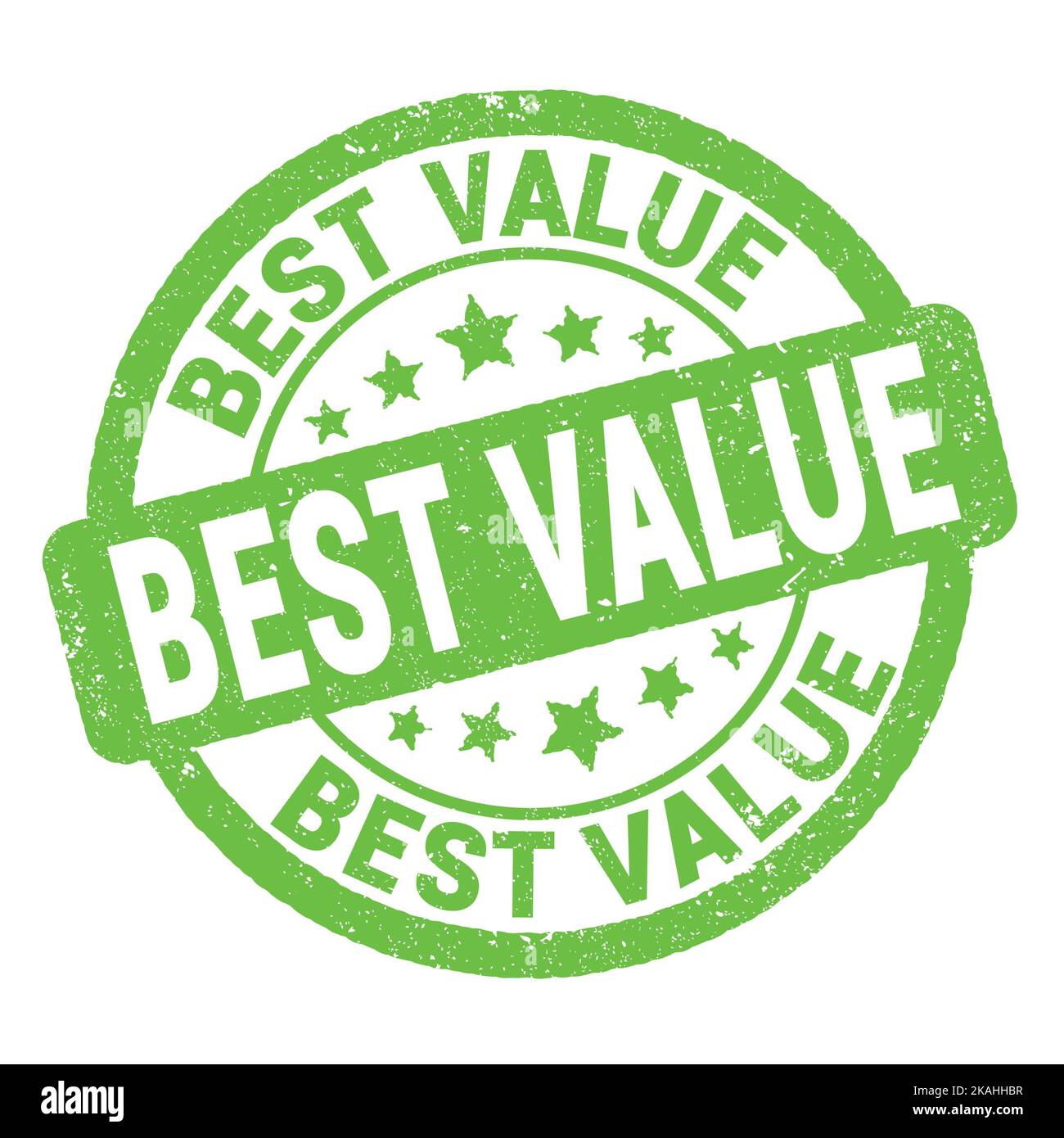 BEST VALUE text written on green grungy stamp sign Stock Photo - Alamy