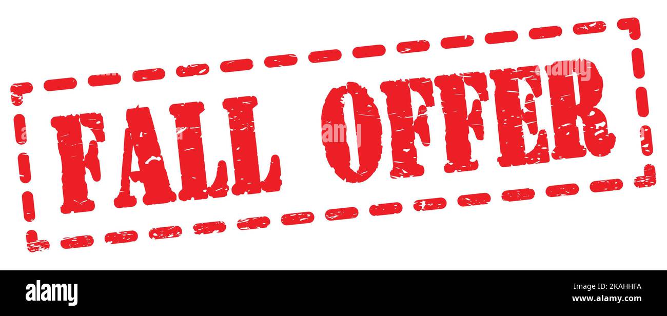 Fall offer text written hi-res stock photography and images - Alamy