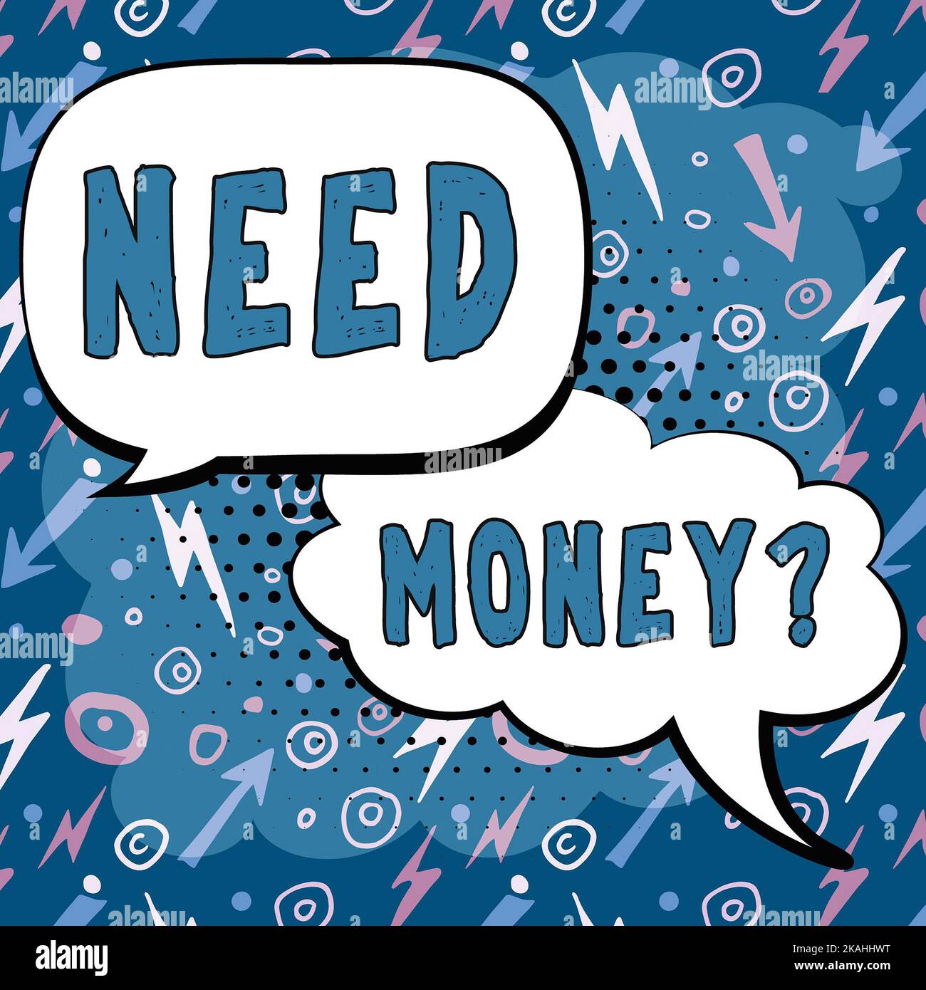 Conceptual display Need Money Question. Business overview Need to save ...