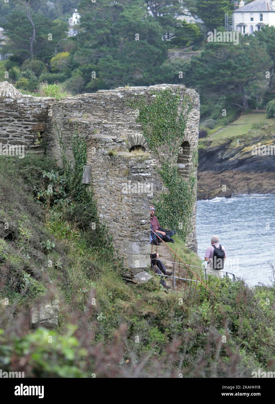Saint Catherine's Castle, St Catherine's Point, Fowey Estuary, Cornwall ...