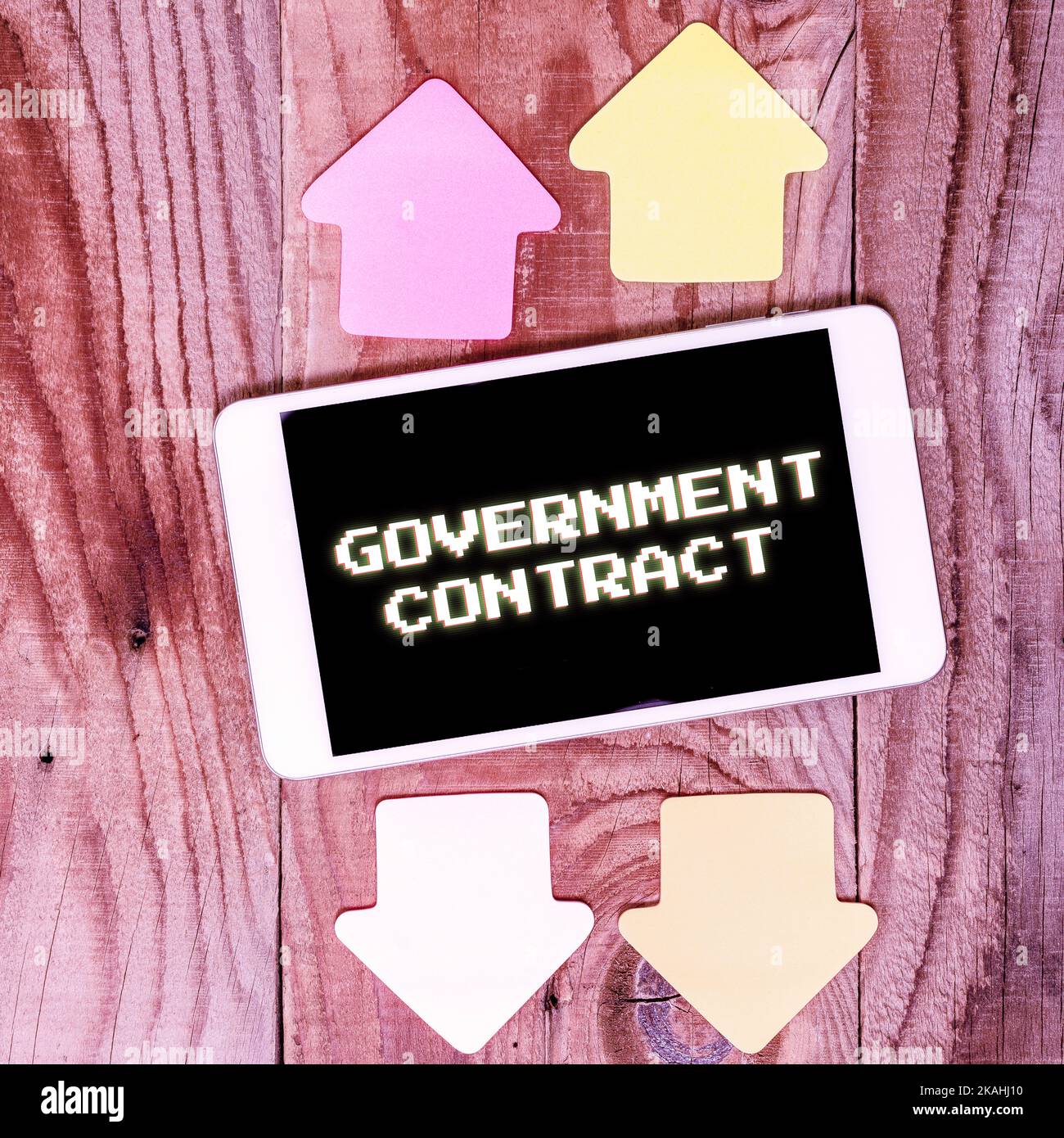 Text sign showing Government Contract. Internet Concept Introduce New ...