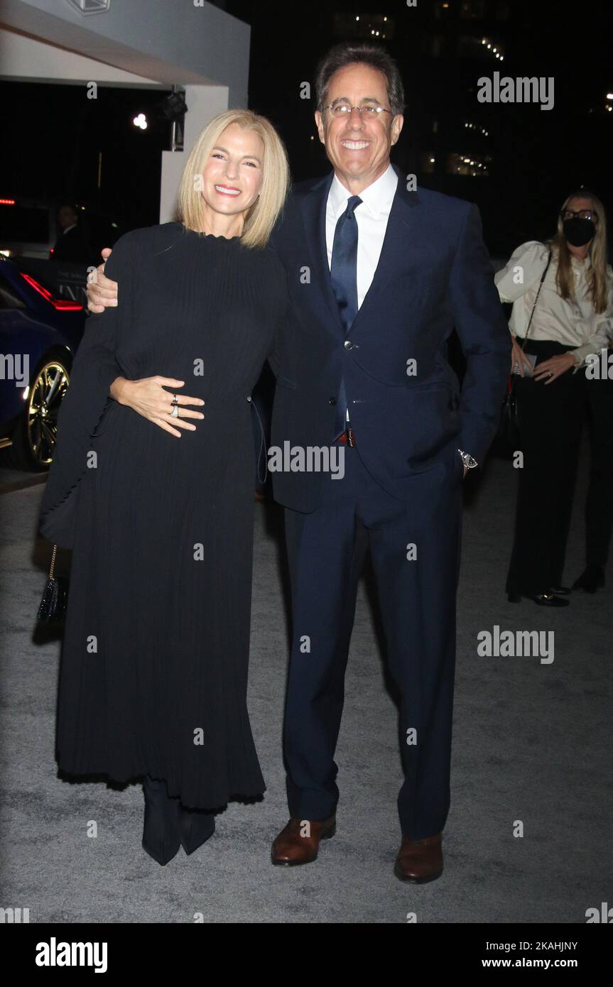 New York, NY, USA. 2nd Nov, 2022. Jerry Seinfeld and Jessica Seinfeld ...