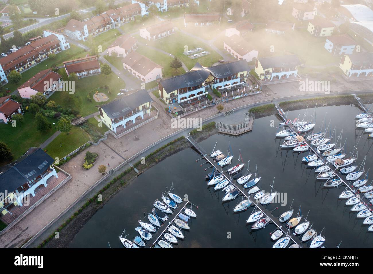 Marina resort, Lipno nad Vltavou, Lipenska prehrada, Jizni Cechy, Ceska ...