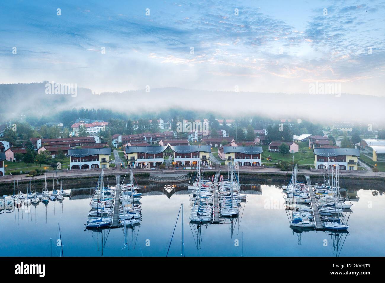 Marina resort, Lipno nad Vltavou, Lipenska prehrada, Jizni Cechy, Ceska ...