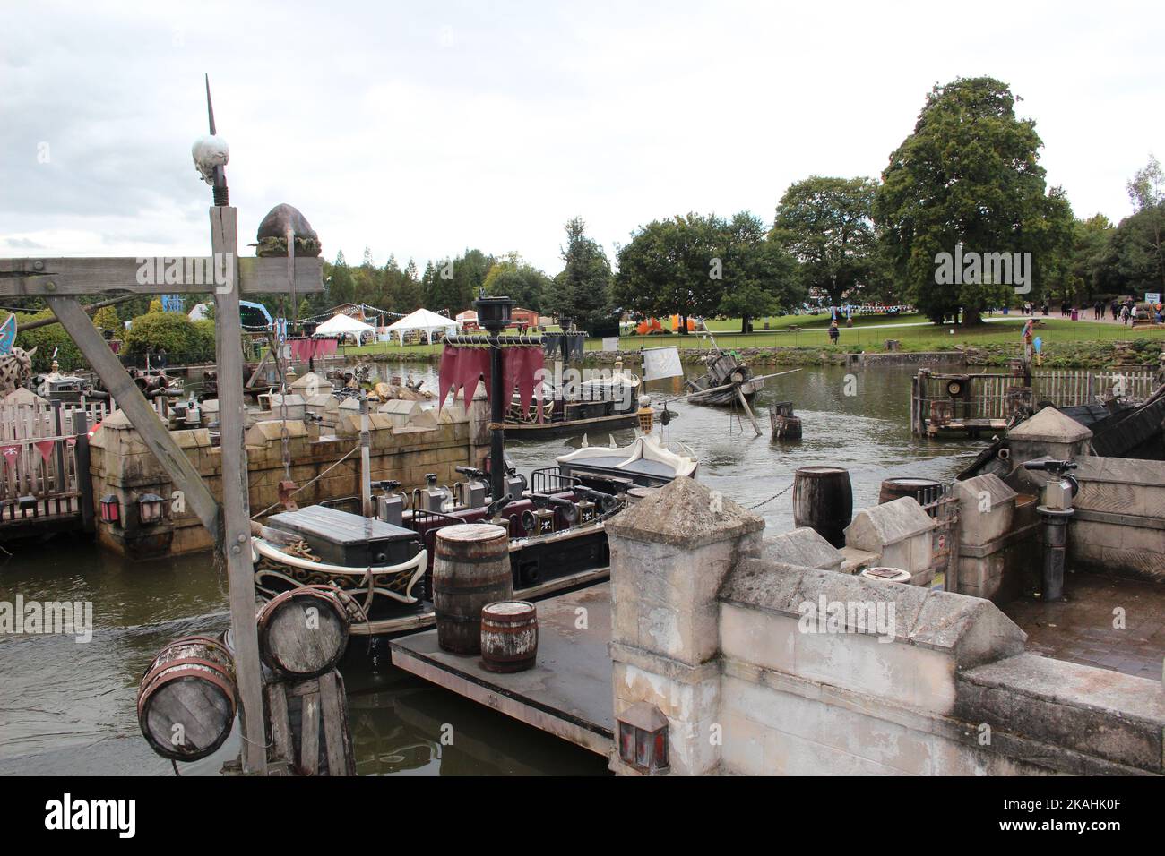Alton Towers Theme Park Stock Photo - Alamy