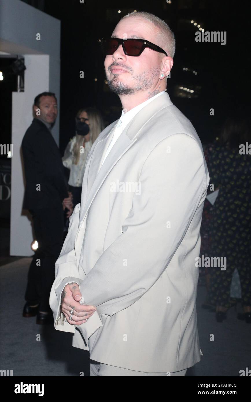 New York, NY, USA. 2nd Nov, 2022. J Balvin at Wall Street Journal's ...