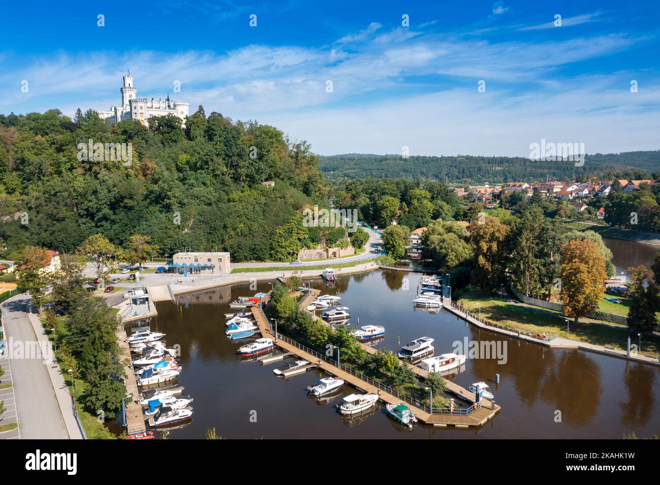 zamek Hluboka nad Vltavou, Jizni Cechy, Ceska republika / castle ...