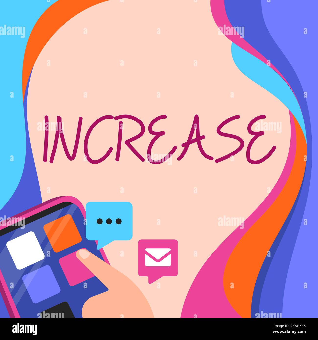 Conceptual display Increase. Business idea the integration of ...