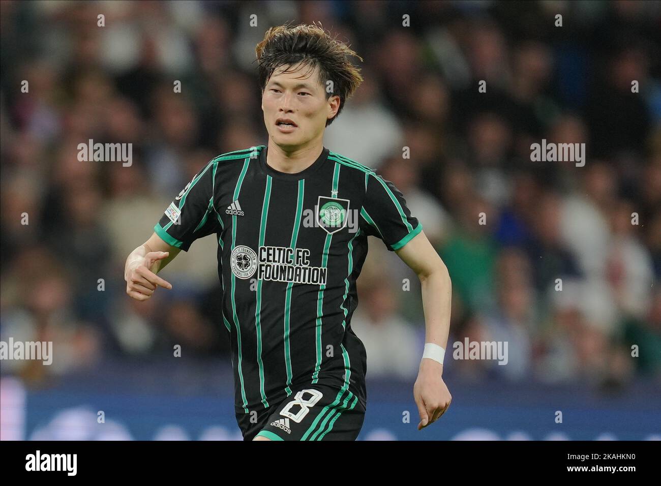 Kyogo Furuhashi of Celtic FC during the UEFA Champions League match ...