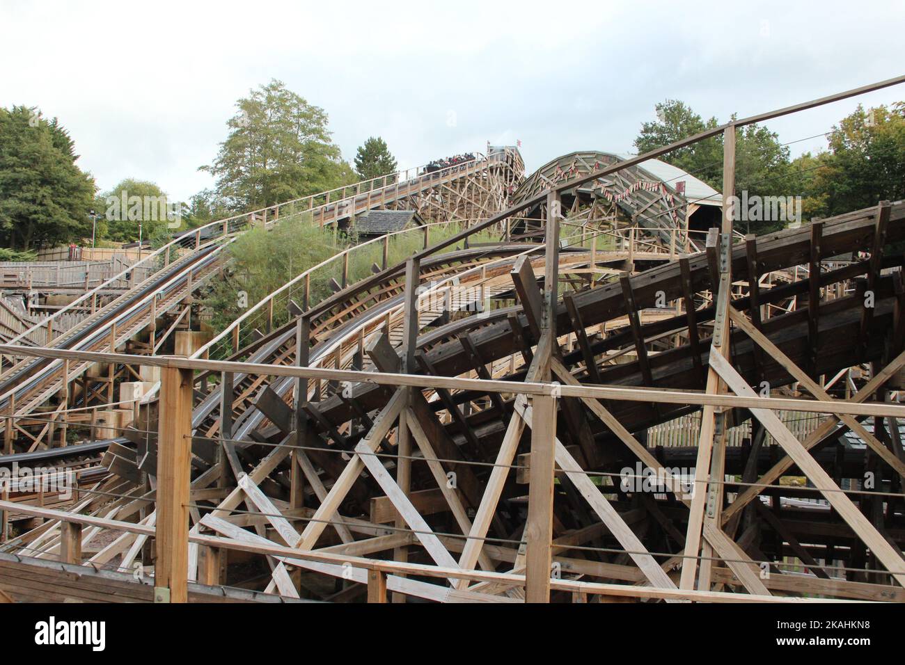 Alton Towers Theme Park Stock Photo - Alamy