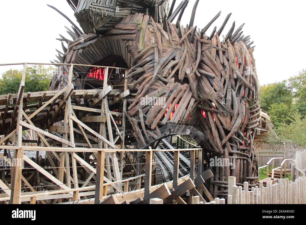 Alton Towers Theme Park Stock Photo - Alamy