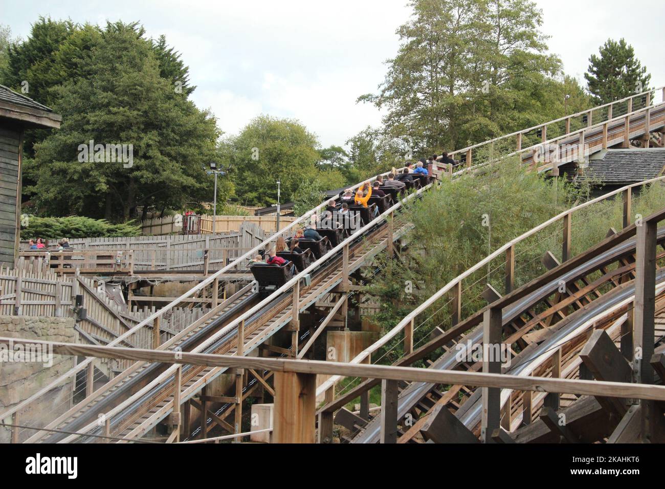 Alton Towers Theme Park Stock Photo - Alamy