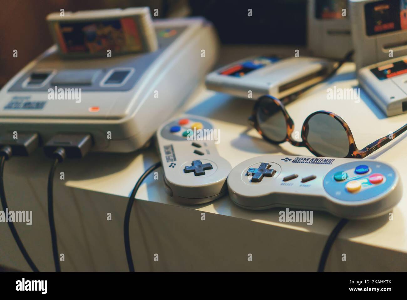 80s games console hi-res stock photography and images - Alamy