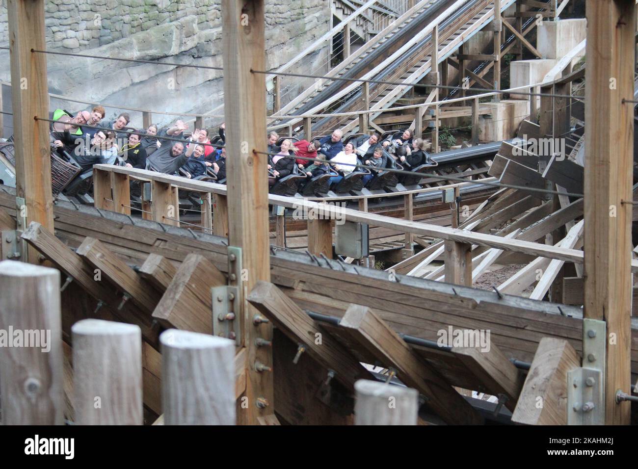 Alton Towers Theme Park Stock Photo - Alamy