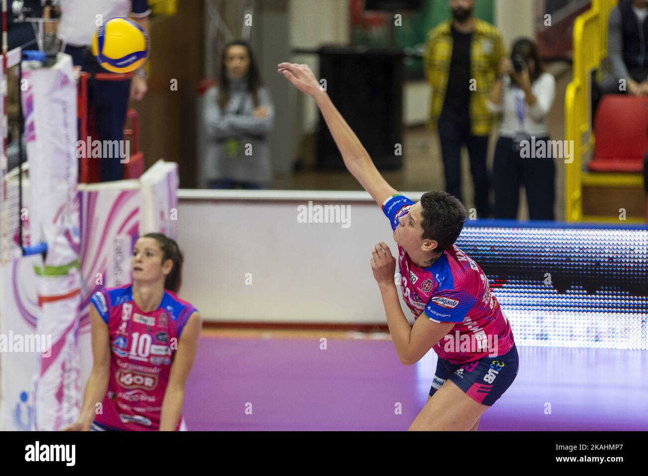 Ebrar Karakurt (Novara) during e-work Busto Arsizio vs Igor Gorgonzola ...