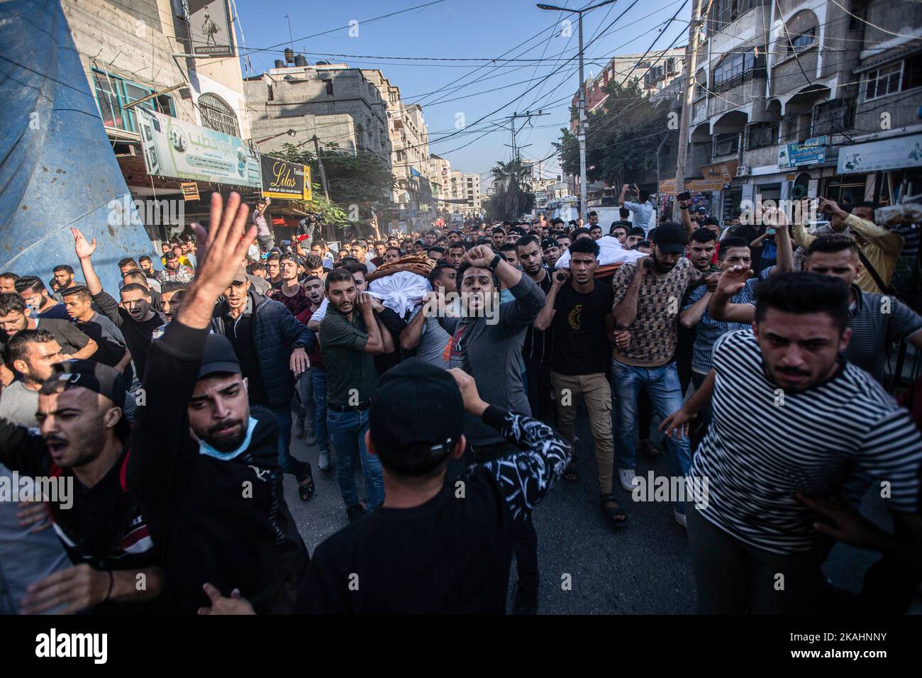 Gaza, Palestine. 01st Nov, 2022. (EDITORS NOTE: Image depicts death ...