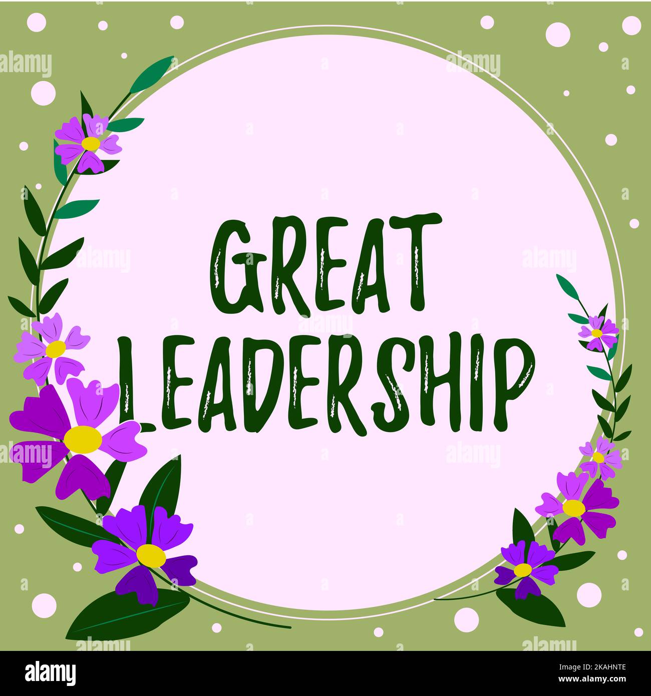 Text sign showing Great Leadership. Business showcase gather either ...