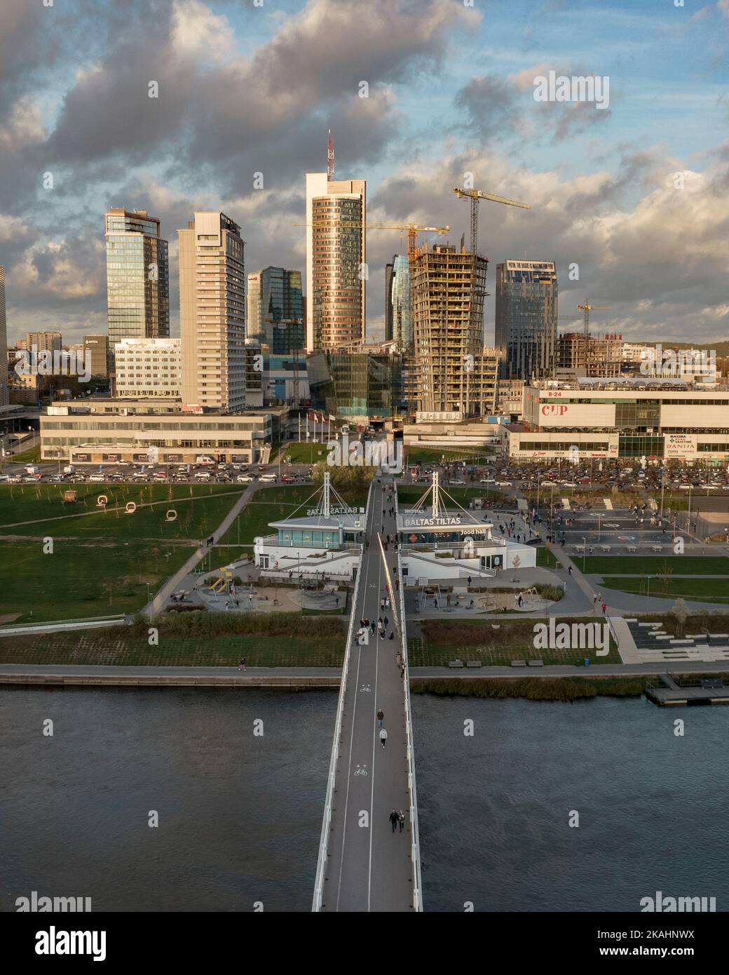 Baltasis bridge hi-res stock photography and images - Alamy