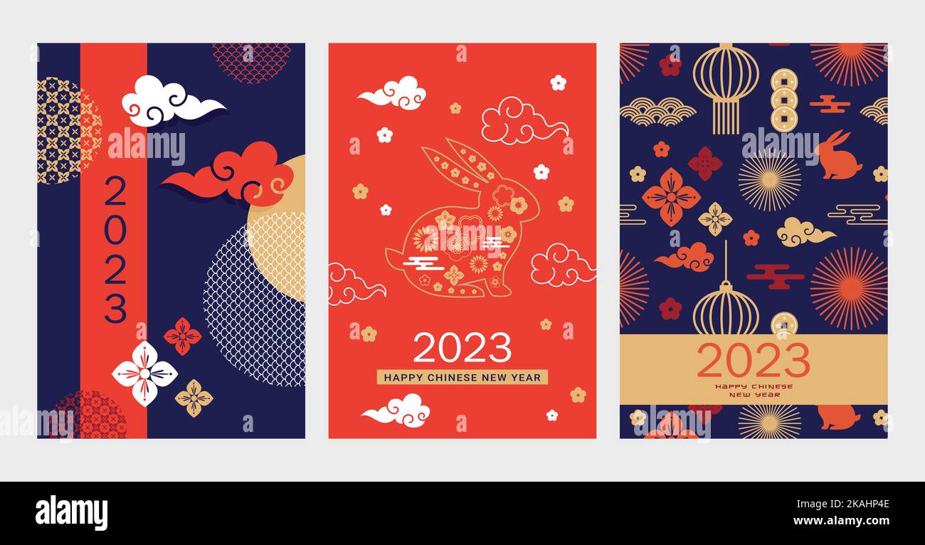 Chinese new year 2023 year of the rabbit - Chinese zodiac symbol, Lunar ...
