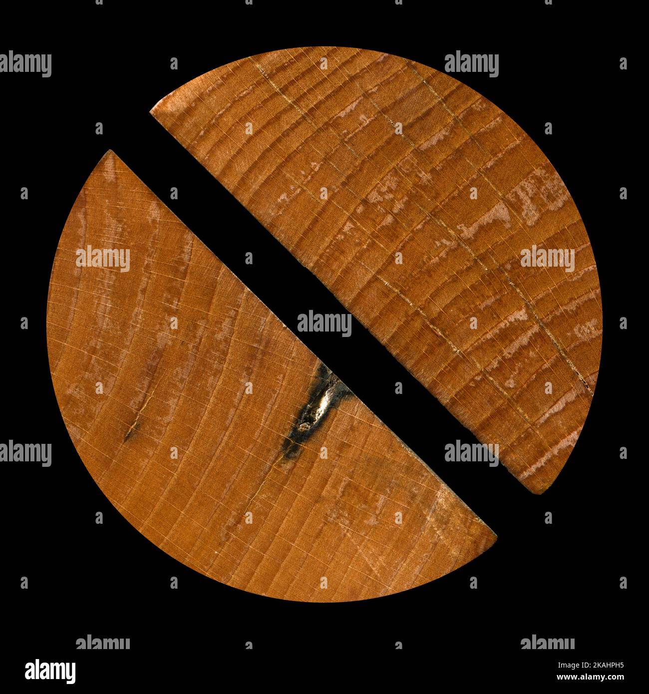 Wood grain texture. Hornbeam round wood, can be used as background ...