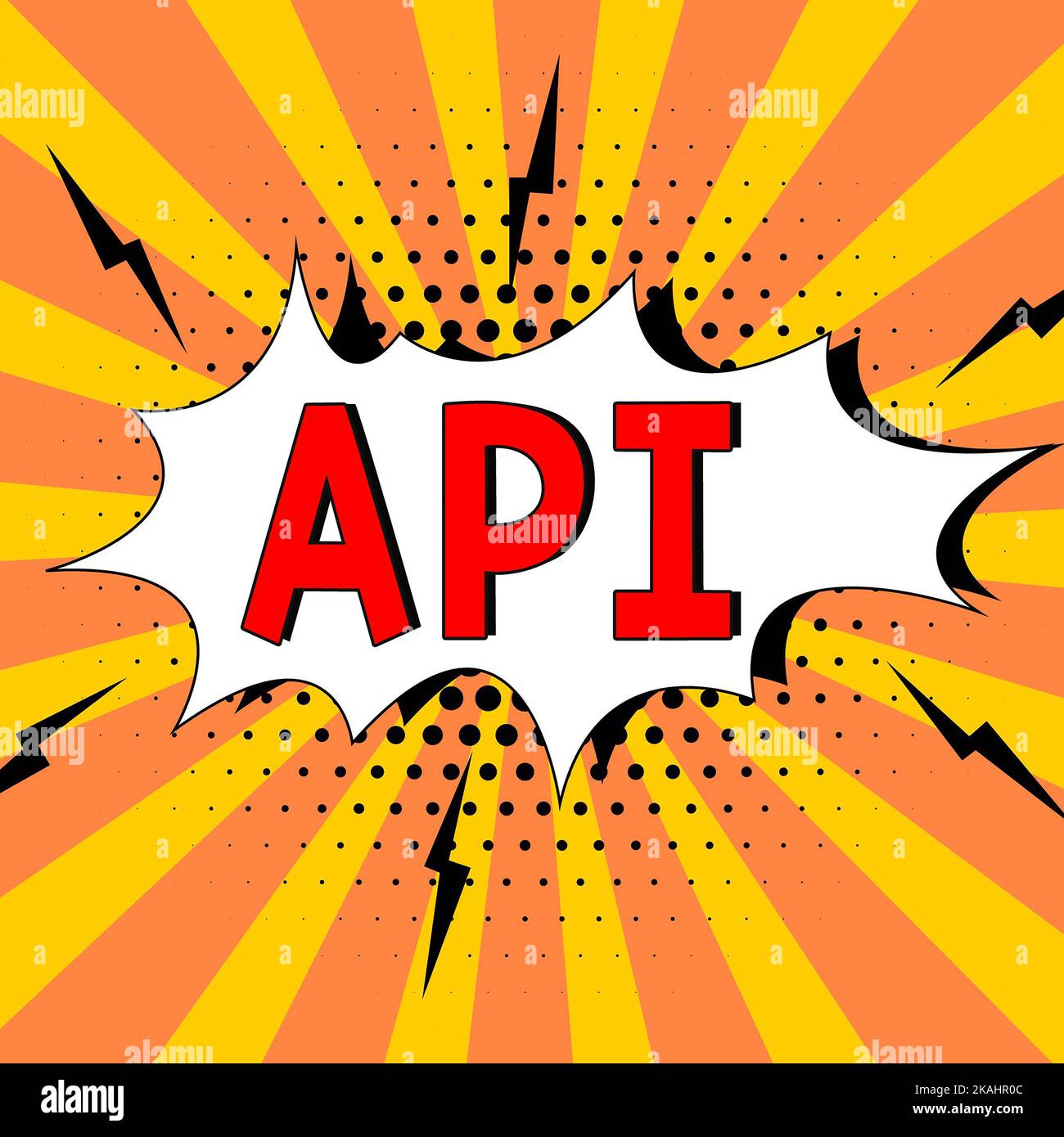 Text caption presenting Api. Conceptual photo set of routines ...