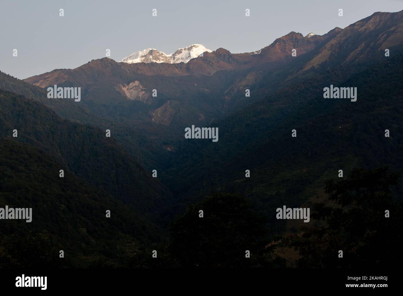 Beautiful Ghale Gau and Bhujung village of Nepal Stock Photo - Alamy